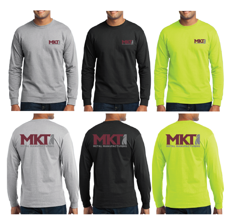 Employee T-Shirt Order Form – Two Locations | MKT Metal Manufacturing