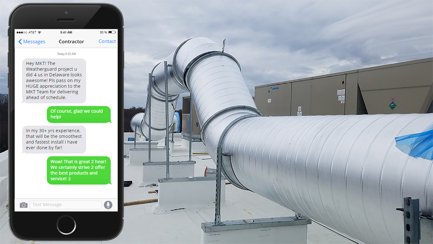 Weatherguard® Duct Systems – DSU – MKT Metal Manufacturing